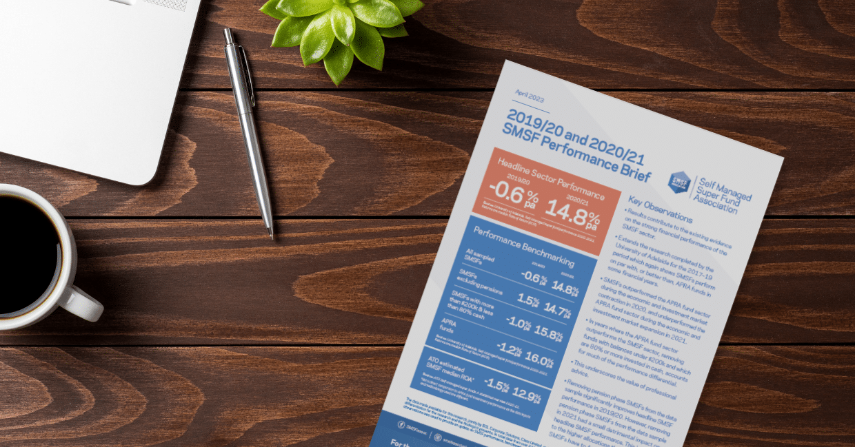 Self-Managed Super Fund Performance - SMSF Association